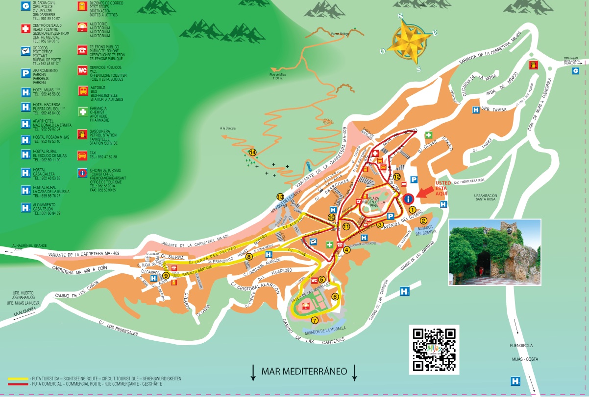 Turismo de Míjas: MAPAS DE MIJAS