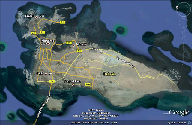 The whole damn world: Could Google Earth cause a revolution in Bahrain?