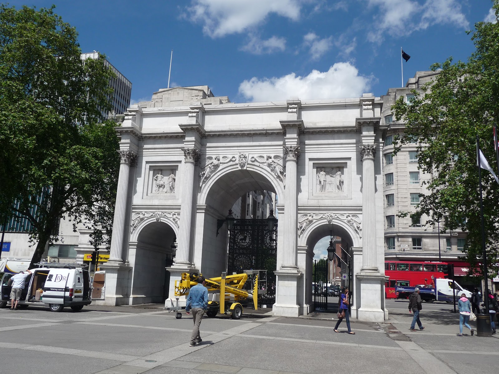 London Calling: I've seen your flag on the Marble Arch ...