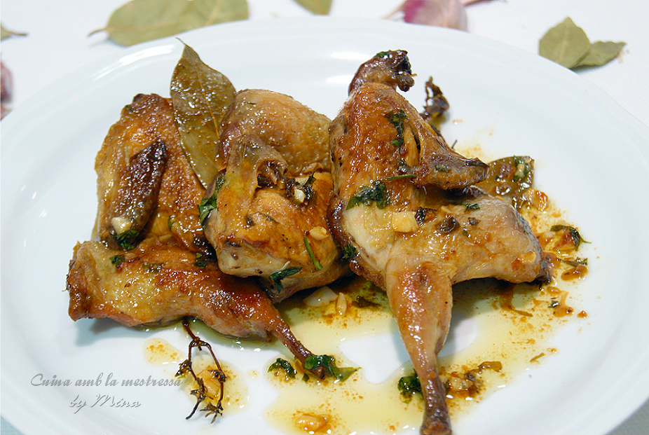 Cocina con Mina: Codornices marinadas a la cazadora