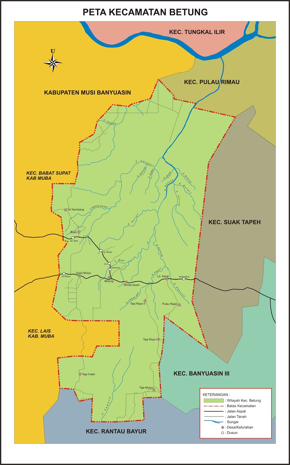 Kecamatan Betung Kabupaten Banyuasin: Arsip