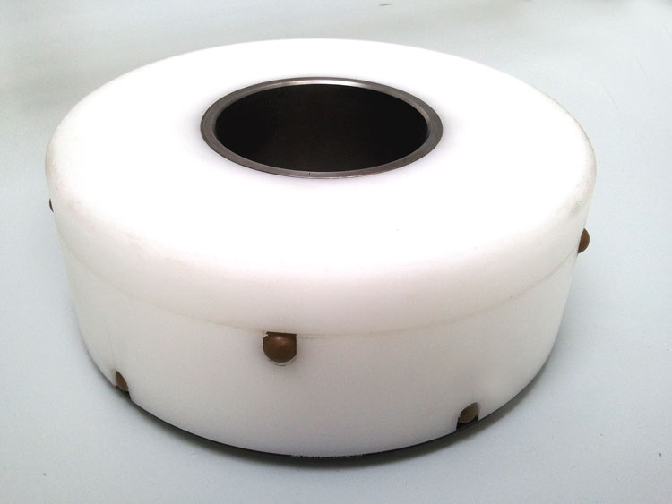 Winding onto 6" cores on a slitter with 3" shafts