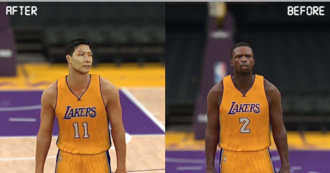 NBA 2K17 Los Angeles Lakers Home Jersey - Shuajota: NBA 2K24 Mods ...