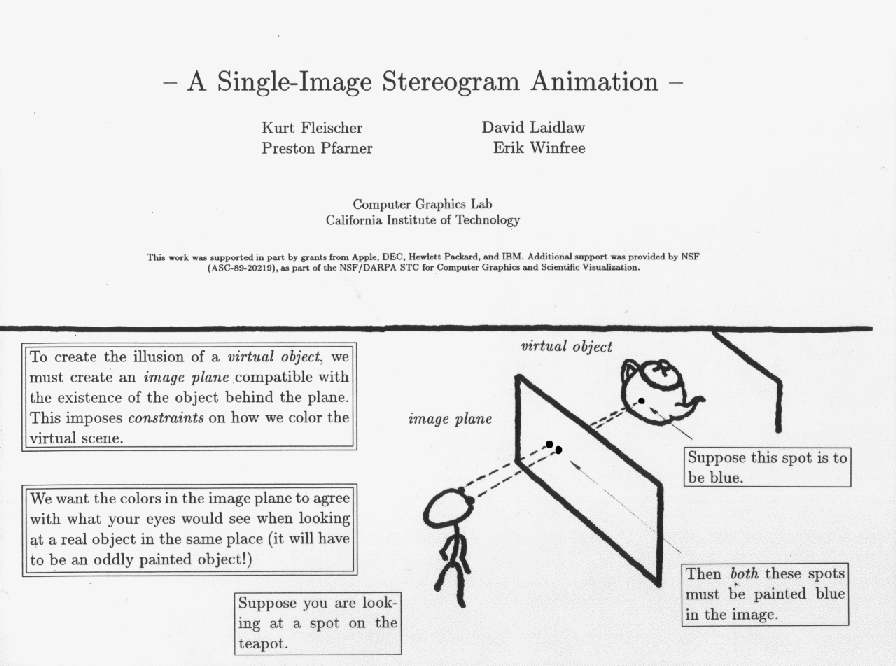 Webster's Science and Nature: Holographic Principle and Stereograms
