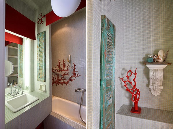 El Rincón Vintage de Karmela: El elegante apartamento de paredes turquesa.