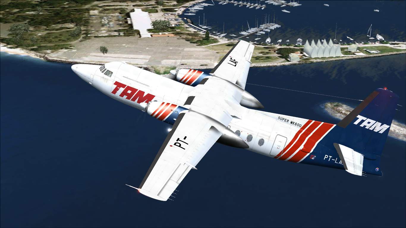 Texturas Brasileiras: TAM Linhas Aéreas PT-LAF Fokker F27-200