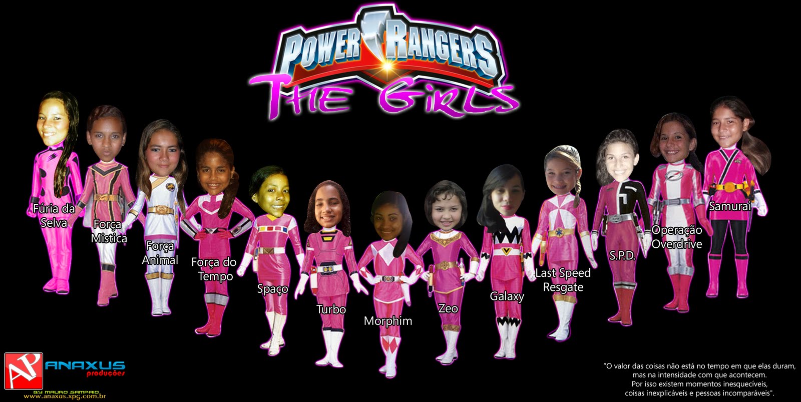 Anaxus Produções: Power Rangers Rosas