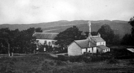 Tour Scotland: Old Photograph Parish Church Kilfinan Scotland
