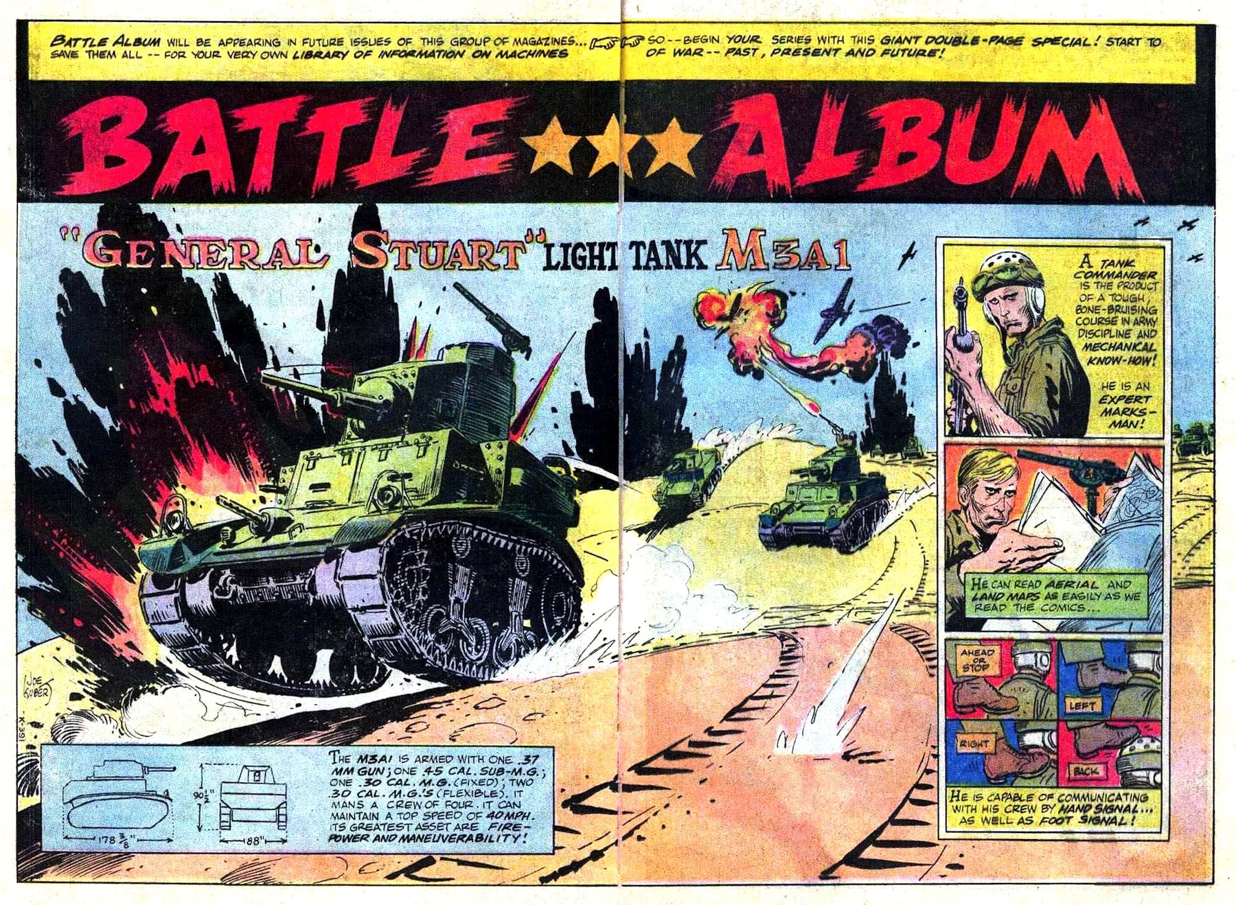 G.I. Combat #143 - Joe Kubert art & cover - Pencil Ink