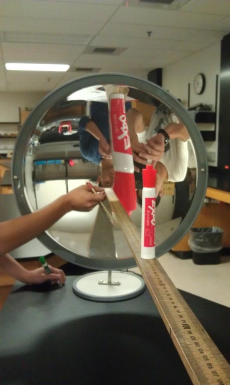 Physics 4C qtran: Experiment 9: Concave and Convex Mirror