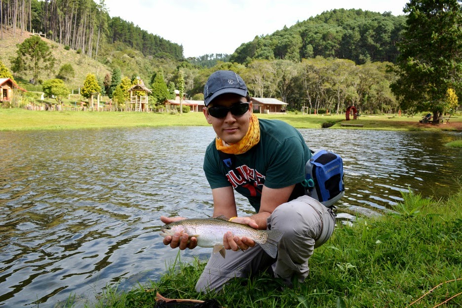 TRALHA & PESCA - FLY FISHING MG: PESCARIA: ECOPARQUE PESCA NA MONTANHA