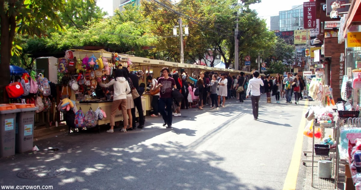 Free Market, el mercadillo de artistas de Hongdae [Eurowon]