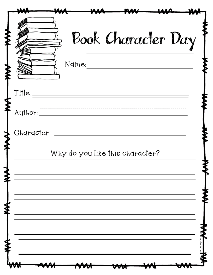 Eat.Pray.Travel.Teach.: Book Character Day