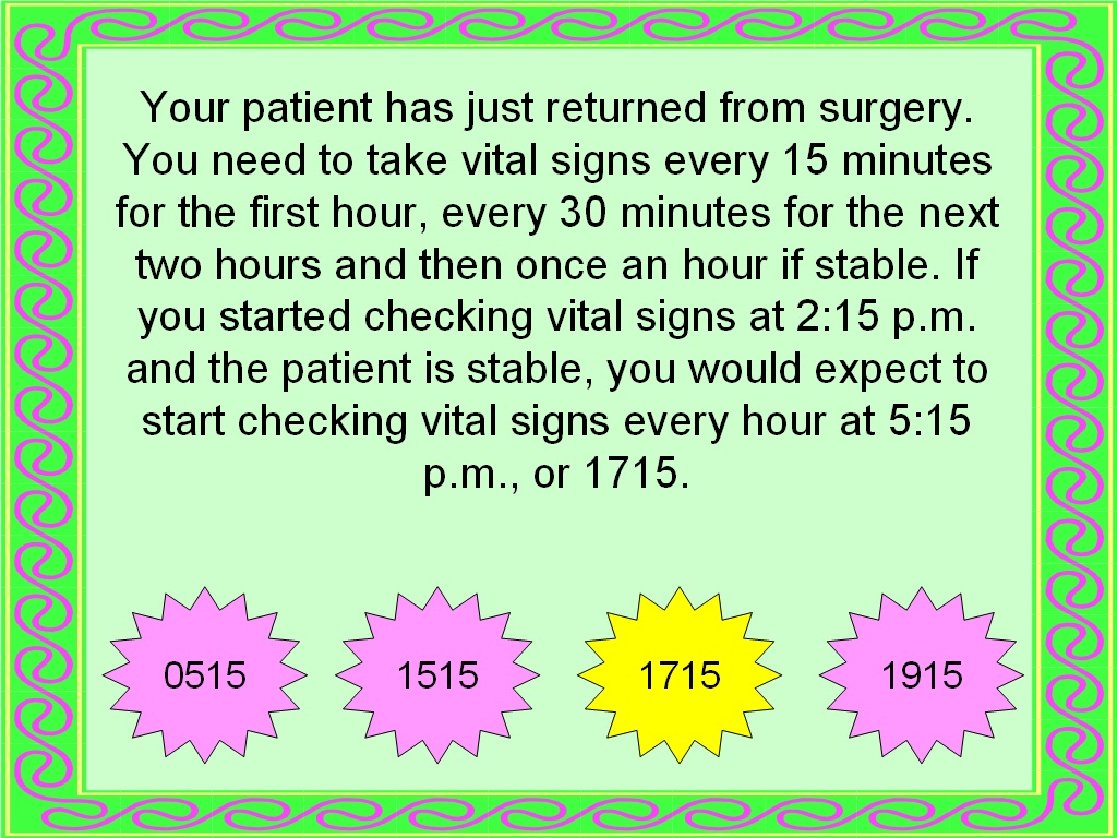 Student Survive 2 Thrive: Free Practice Test: Military Time and ...