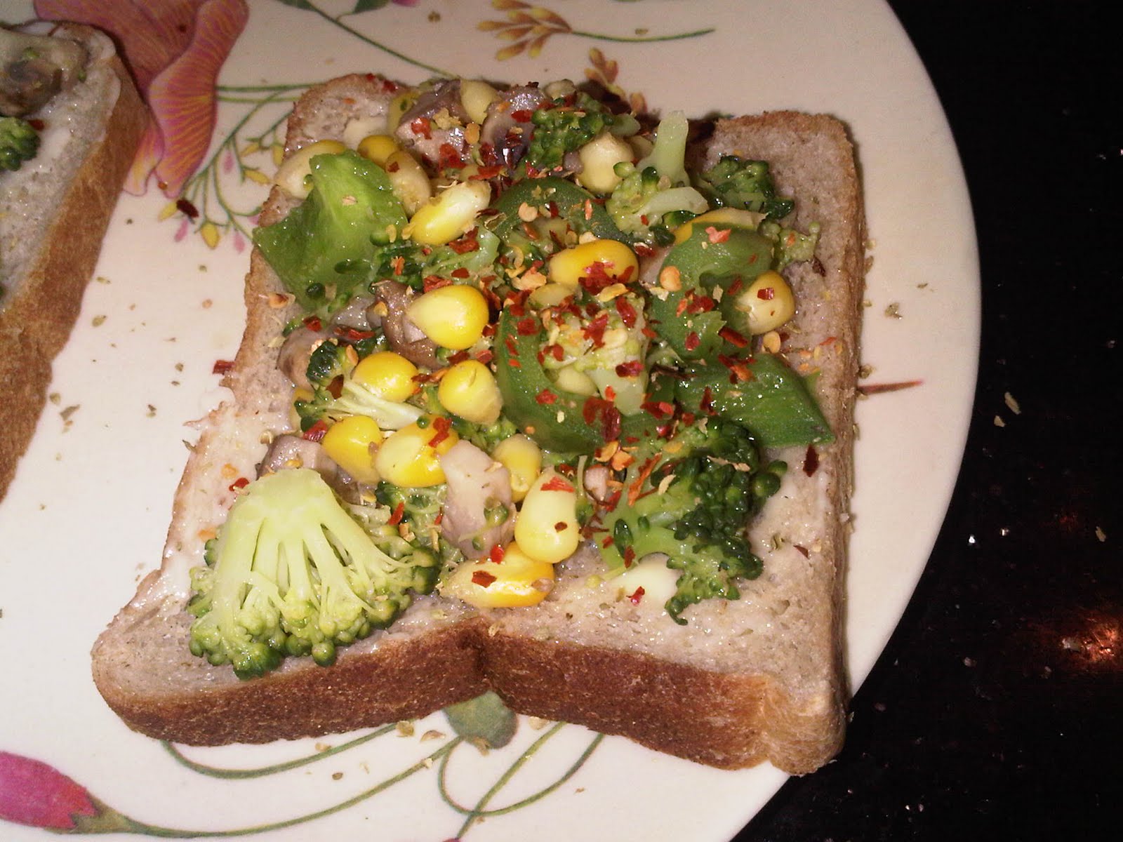 AMU'S RECIPES: Exotic Veg. Toast Sandwich