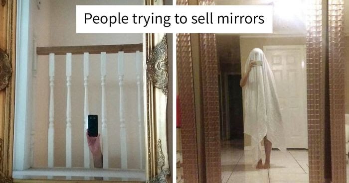 These Pictures Of People Trying To Sell Their Mirrors Is The Funniest ...