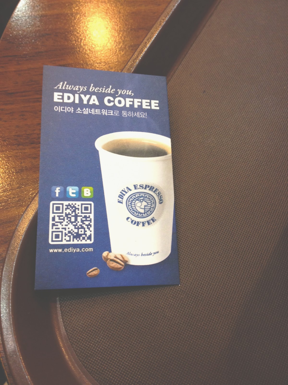 No Room for the Blues: Ediya Coffee - Seoul, Korea
