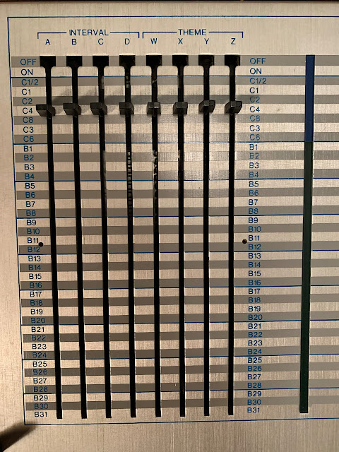 MATRIXSYNTH: 1972 Triadex Muse Sequencer with Lightbox
