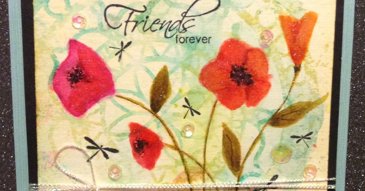 PaperArts Cafe: Friends Forever Card