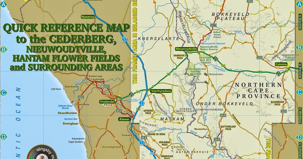 Hike the Cederberg: the Map: Report Back #33: new Cederberg Touring map ...