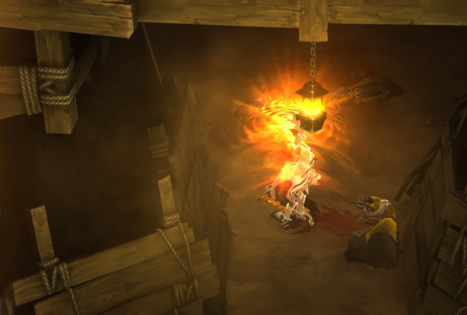 Diablo Wizard Log: Diablo Screenshot ART #1