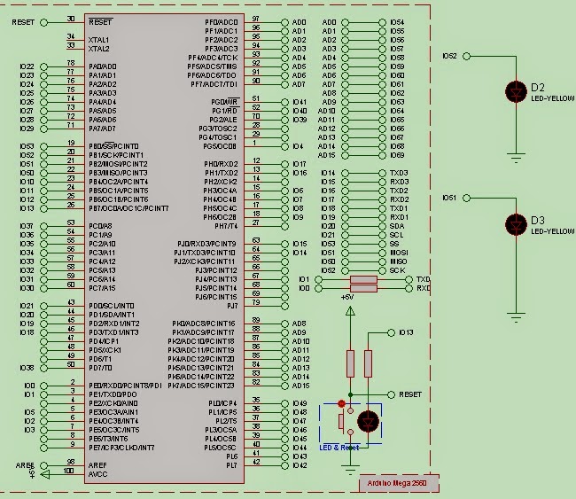 Astabil cu led-uri folosind microcontroller PIC16F876 si ARDUINO ...