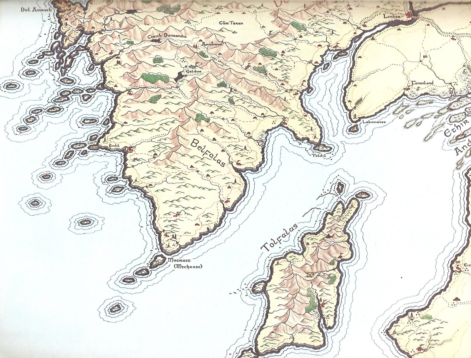 DarkDimension: Havens of Gondor - The Land of Belfalas: the chivalrous ...