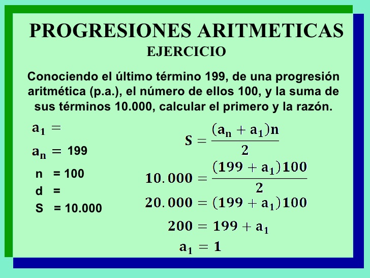 LOS VALORES: PROGRESIONES ARITMÉTICAS