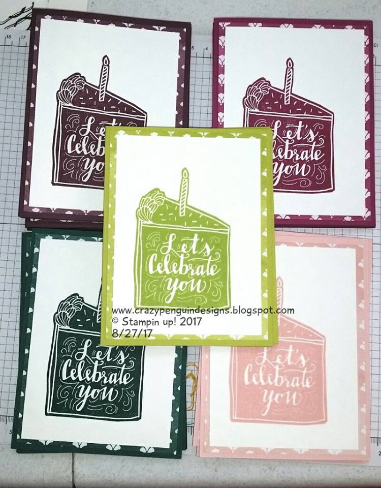 Crazy Penguin Designs: Quick stack of cards