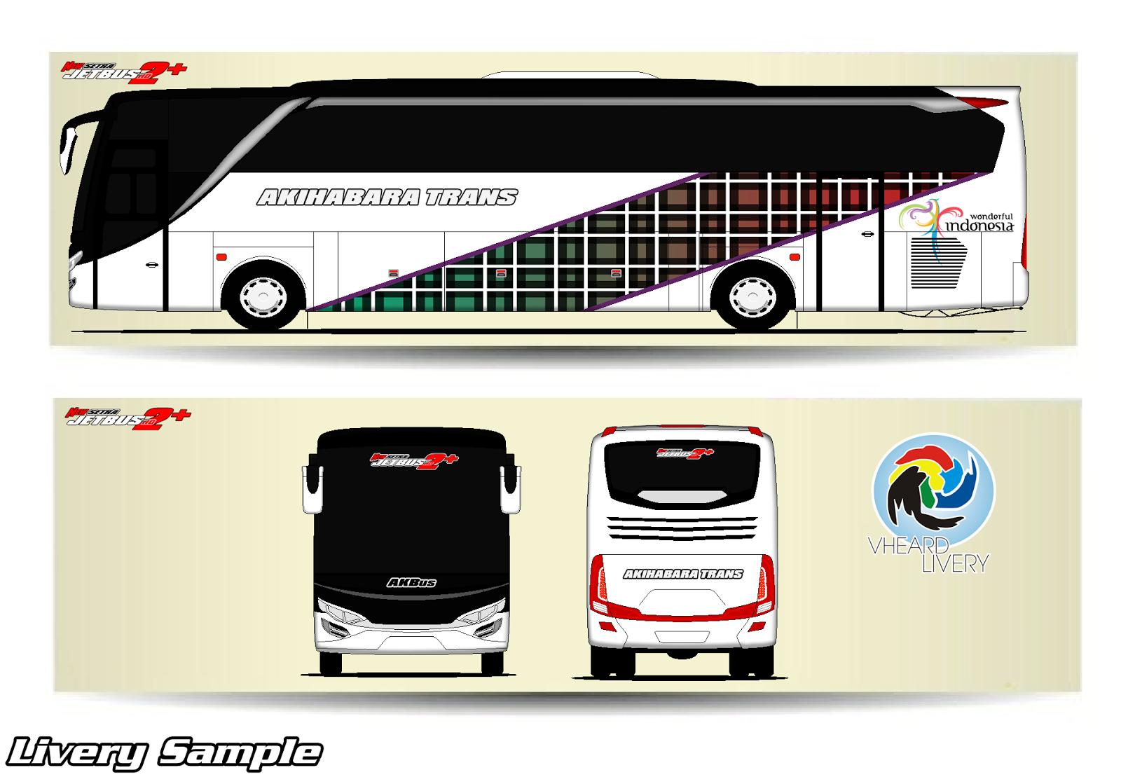 Livery Bus by Diyas Akashi: Contoh Livery