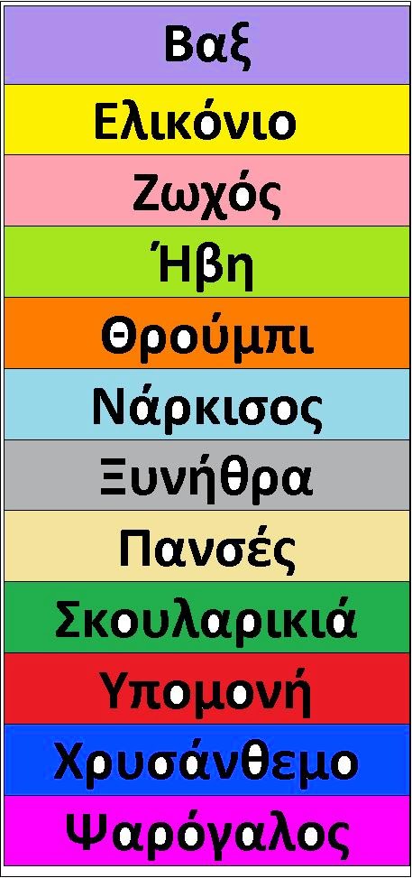Όλγα Νηπιαγωγός: Λουλούδια