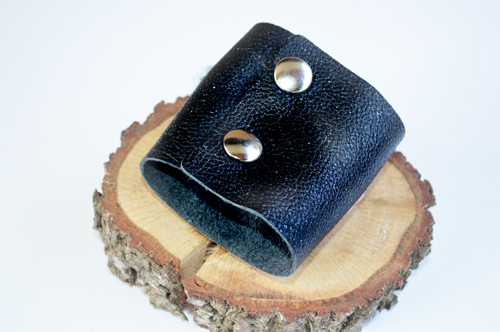 iLoveToCreate Blog: How to make a Fabric Flower Leather Cuff