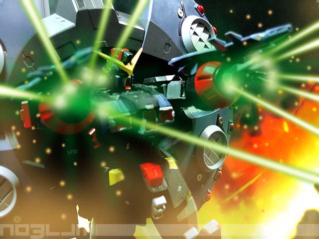 Destroy Gundam VS Force Impulse and Freedom Gundam Digirama by no3ljm