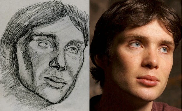 Pencil Sketch of Cillian Murphy