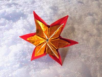 origami christmas star ~ instructions origami kids