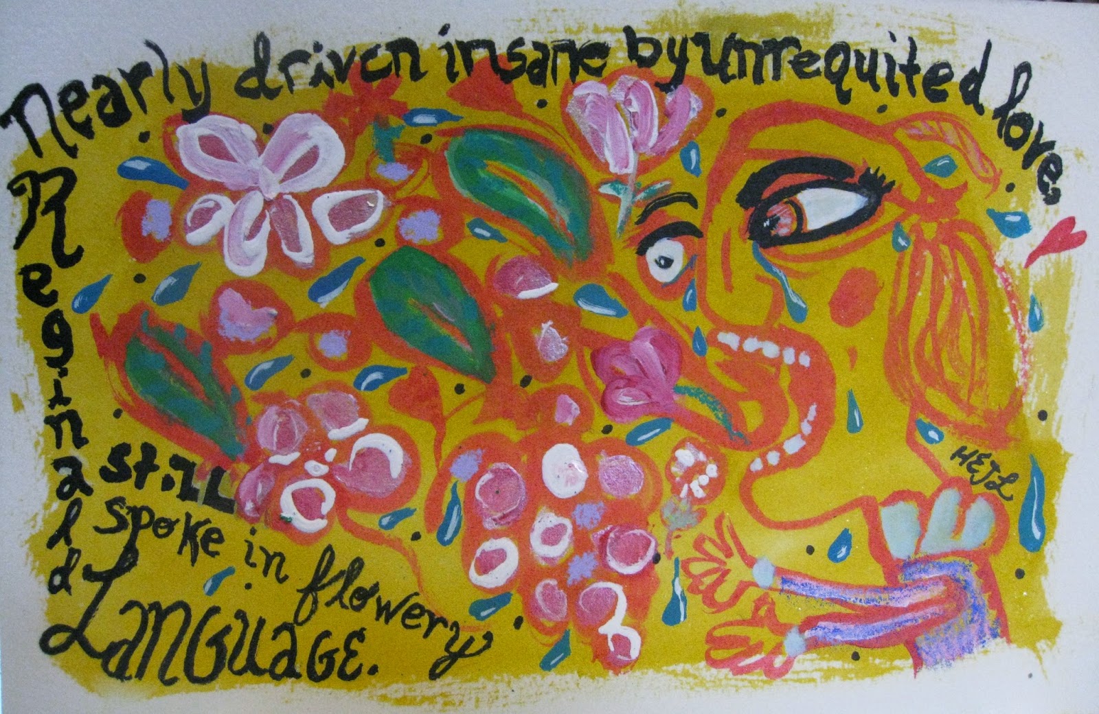 Live, Draw, Paint: Flowery Language