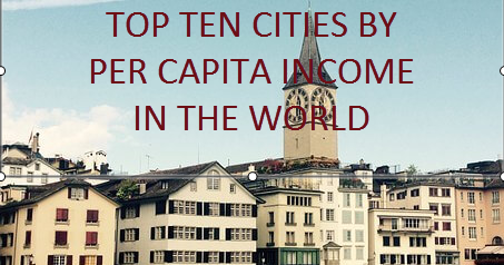 All Time Best GDP per Capita Cities In The World 2017