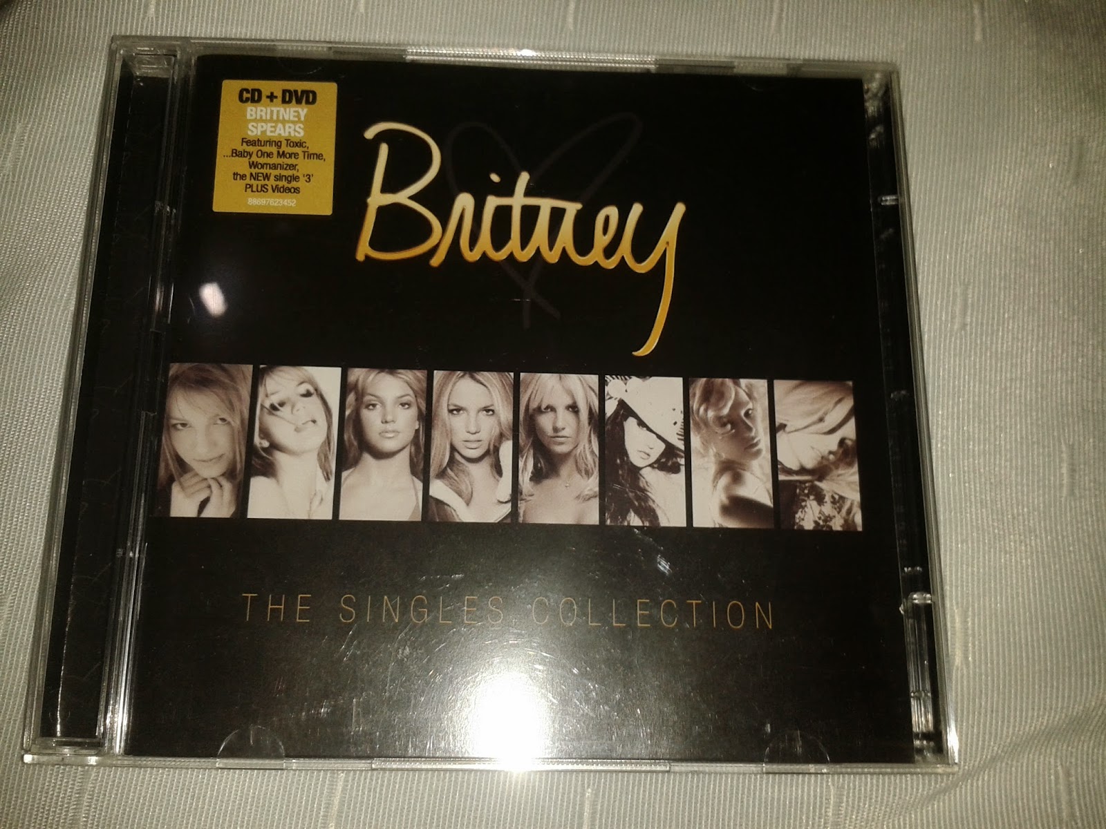 TheVIPcollector: Britney Spears - The Singles Collection CD+DVD (UK)