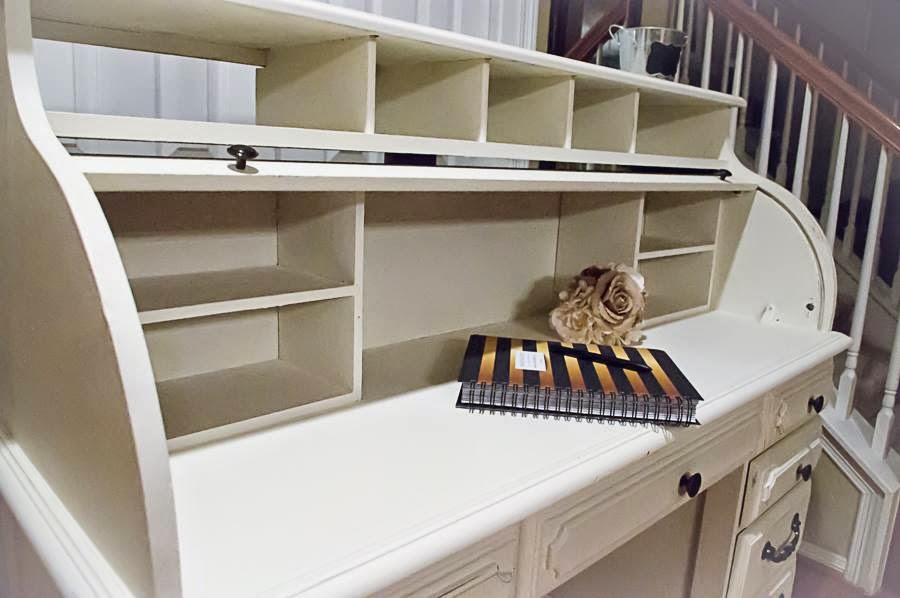 Trash to Treasure-Roll Top Desk Using Annie Sloan Chalk Paint | Simple ...