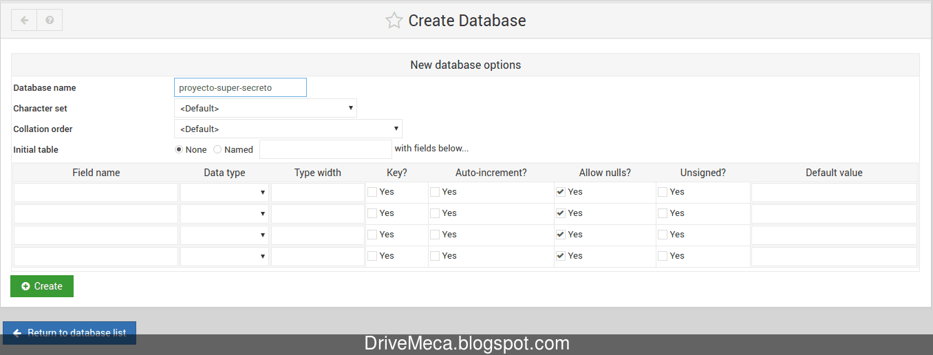 Como administrar MySQL con Webmin ~ videoJuegos y Open Source