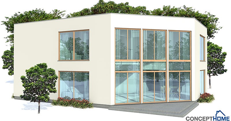 Affordable Home Plans: Modern Economical Home Plan CH160