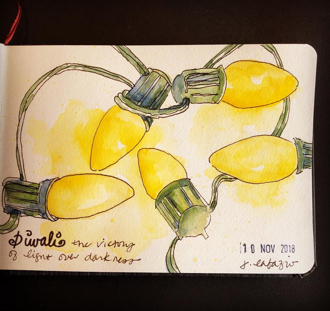 JaneVille: from my sketchbook ~ The victory of light over darkness