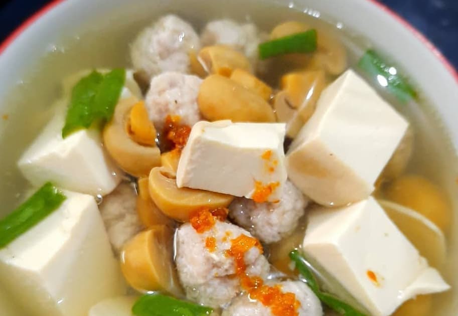Sop Tahu dan Telur - Resep Olahan Tahu