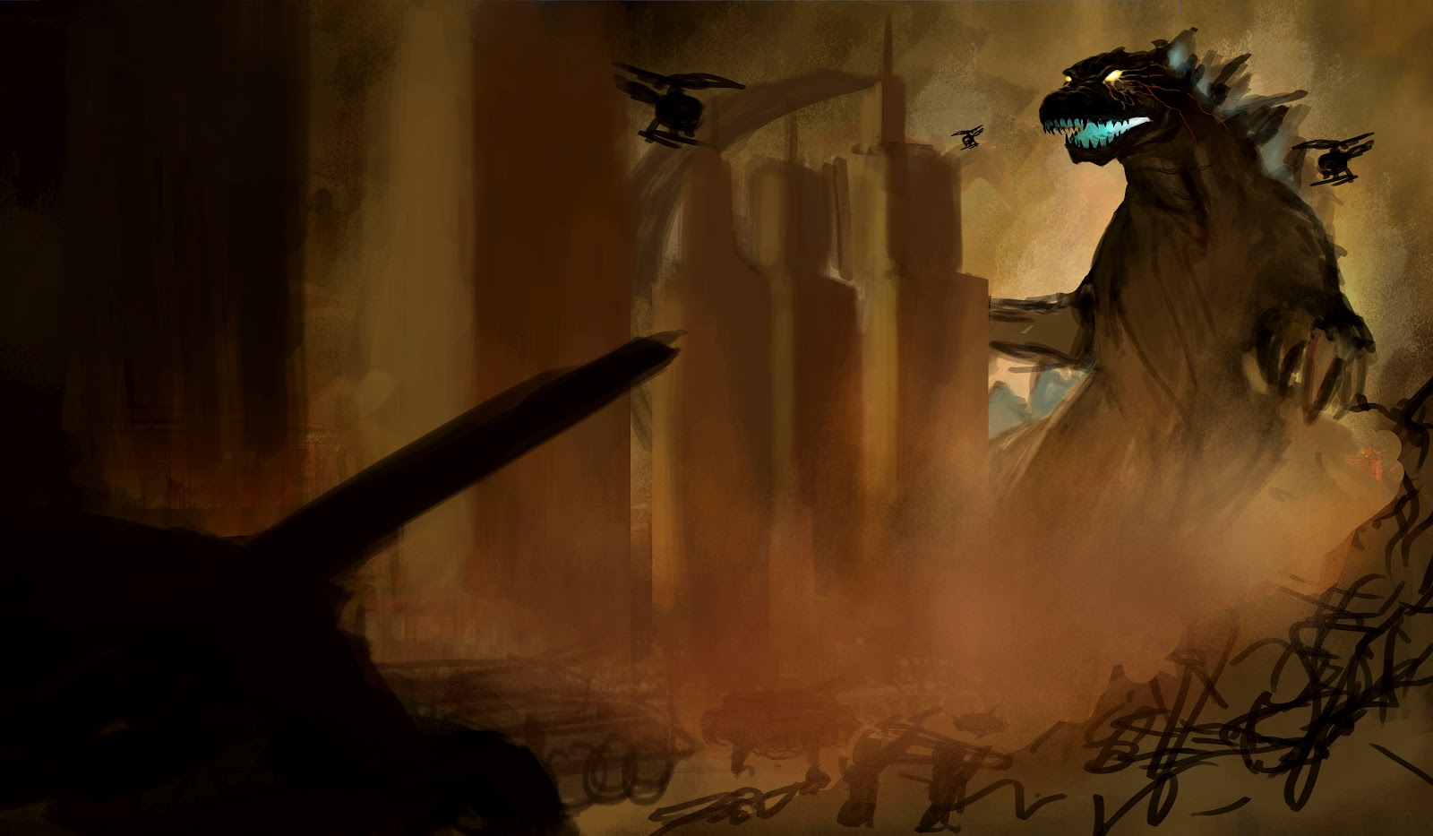 Tyler Chow: Legendary Pictures Godzilla Work-in-Progress