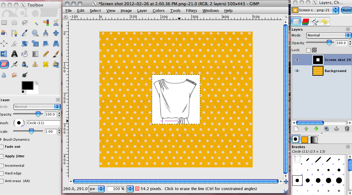 Made By Meg: GIMP Tutorial: Customize a Line Drawing