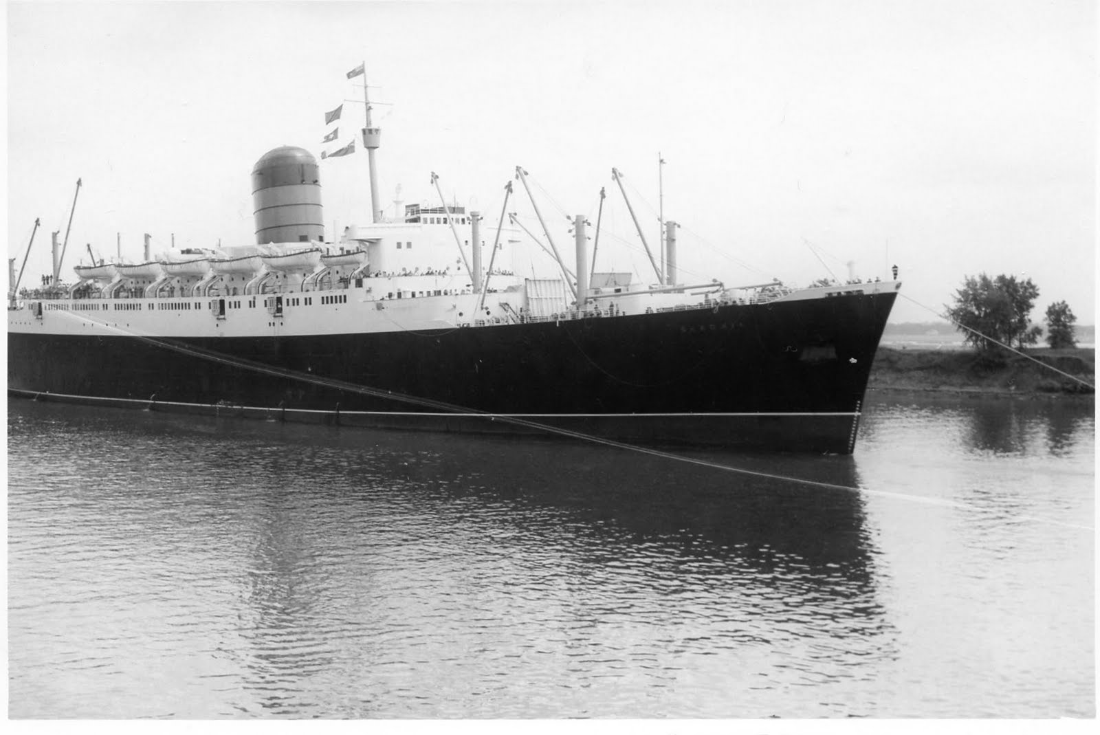 Volker's Photo Blog: Saxonia, the ship (1954-62)