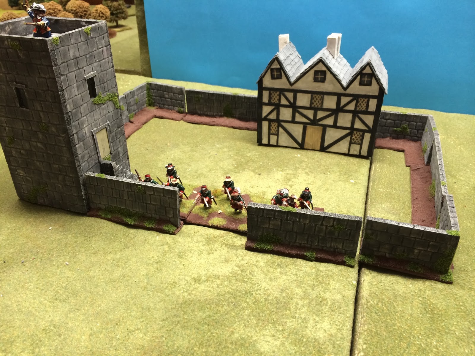 Cirencester wargames: ECW Fortified Manor House