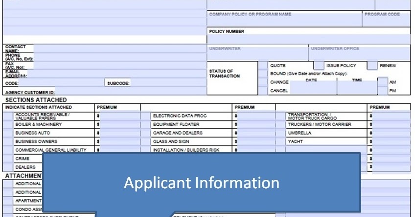 Simply-Easier-ACORD-Forms: ACORD 125 How to Complete the Applicant ...