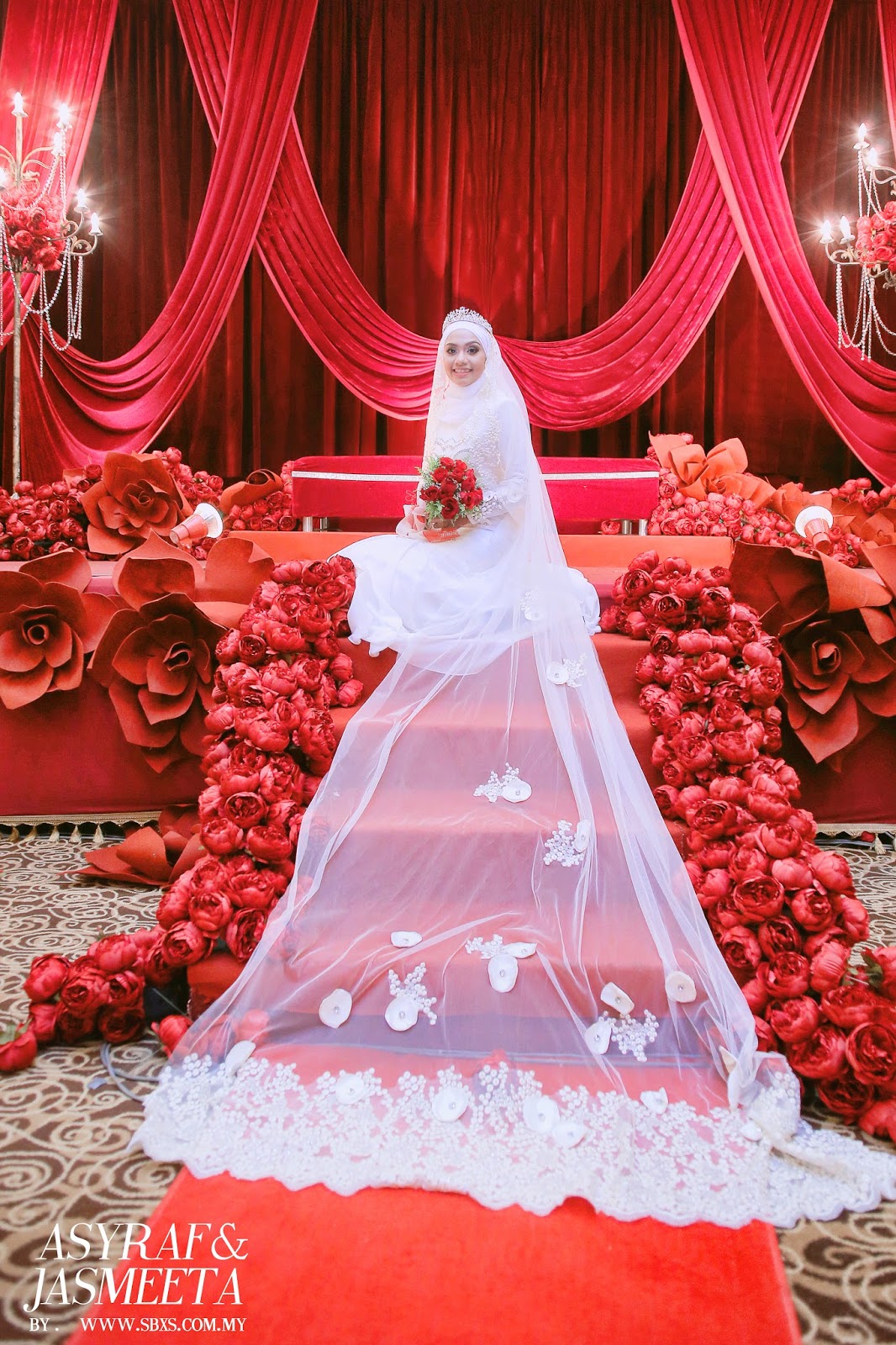 TEMA PERKAHWINAN MERAH,PUTIH & HITAM YANG ELEGANT - SOCIAL LIGHT/SBXS ...