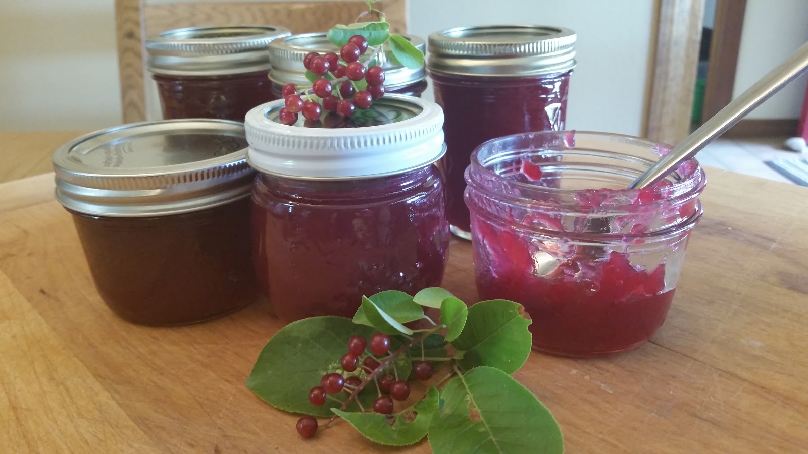 Gumbo Lily: Chokecherry jelly...